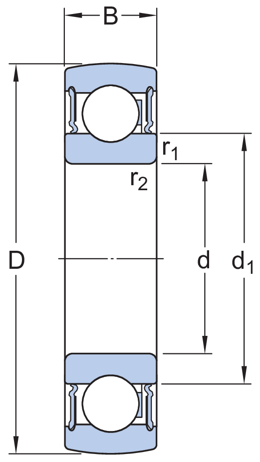 Spannlager - 1726205-2RS1
