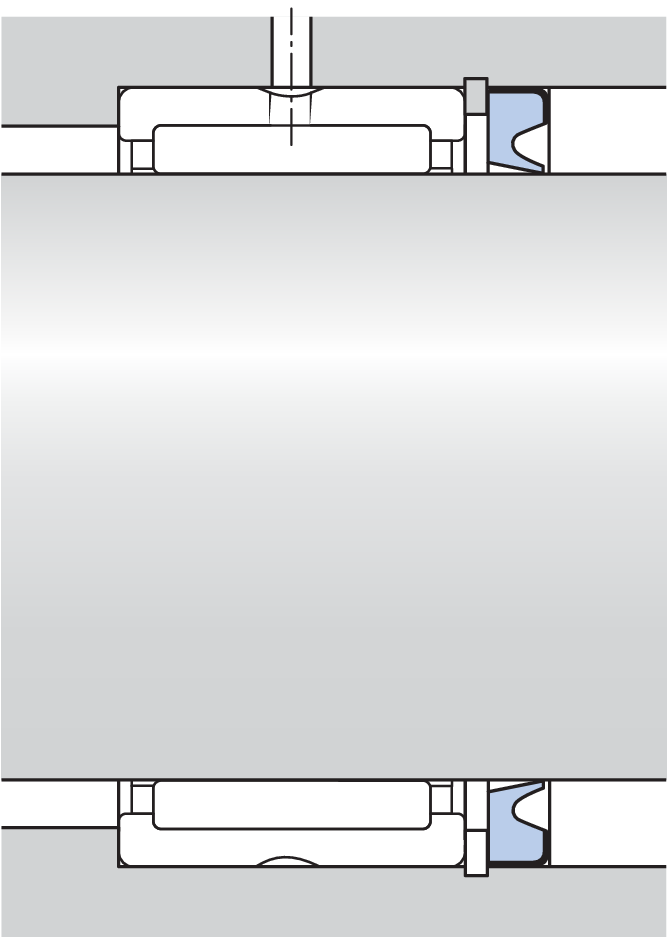 Needle roller bearings, with machined rings, without an inner ring ...